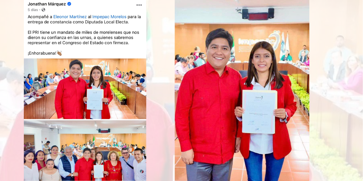 Jonathan Márquez busca pasar por encima de la “paridad de género”; interpuso un amparo