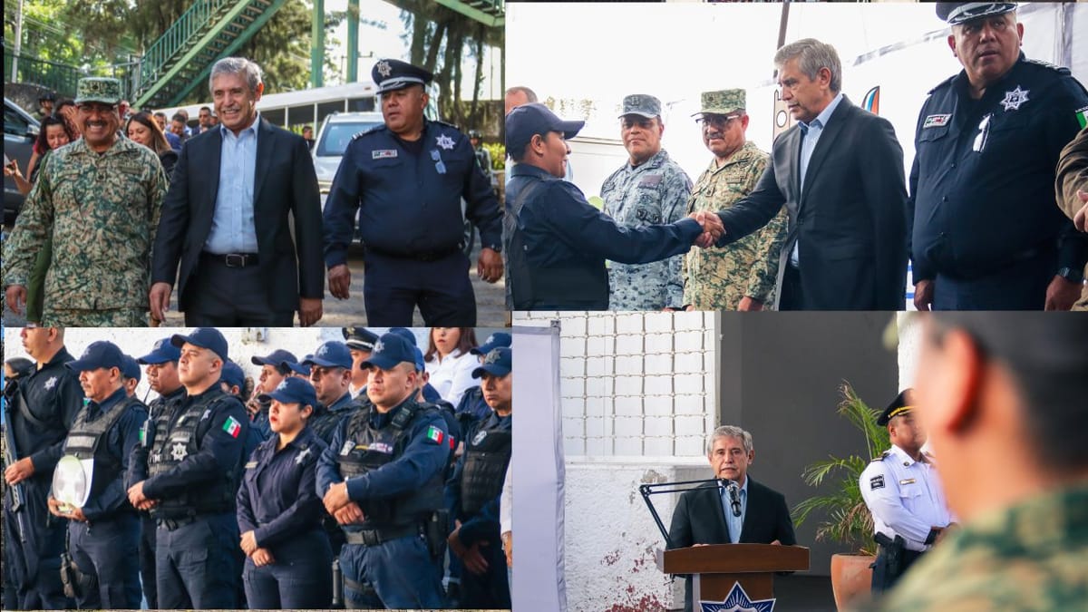 Reconoce alcalde de Cuernavaca a elementos de Secretaría de Protección y Auxilio Ciudadano