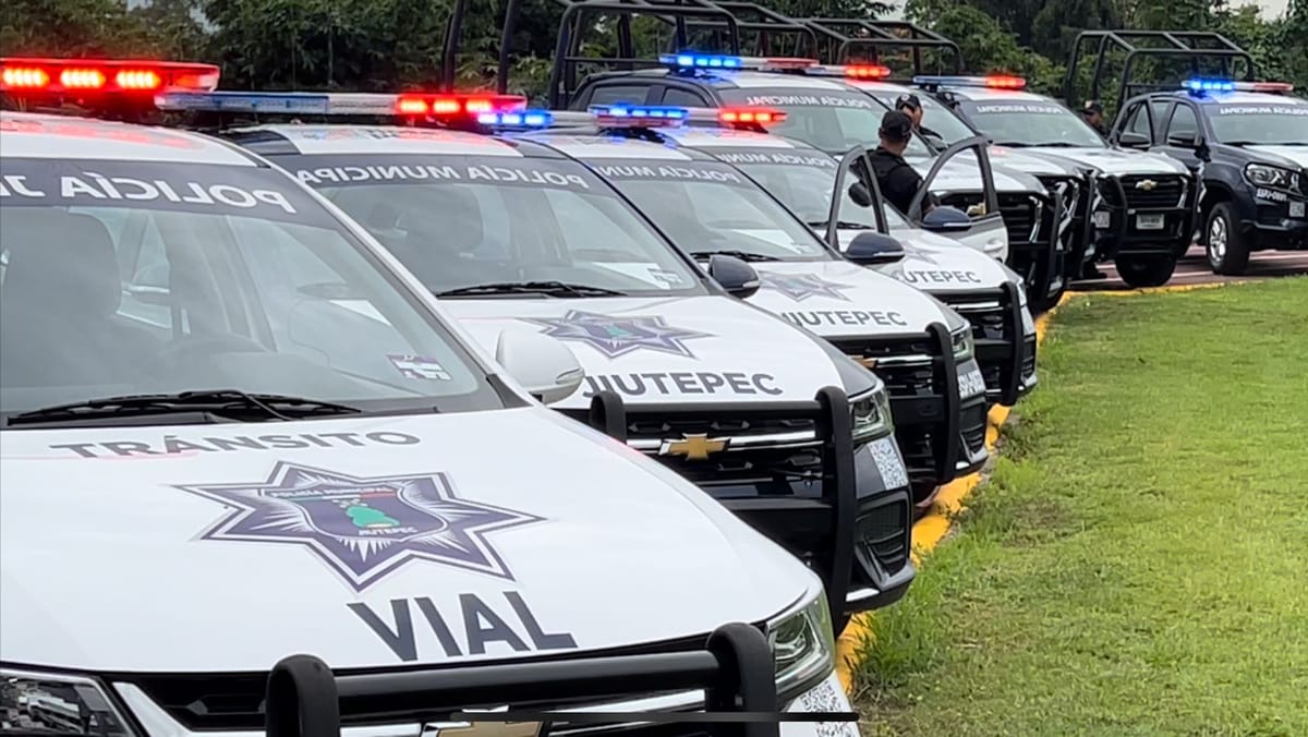 Jiutepec recibe inversión de 23 mdp en equipo para la policía