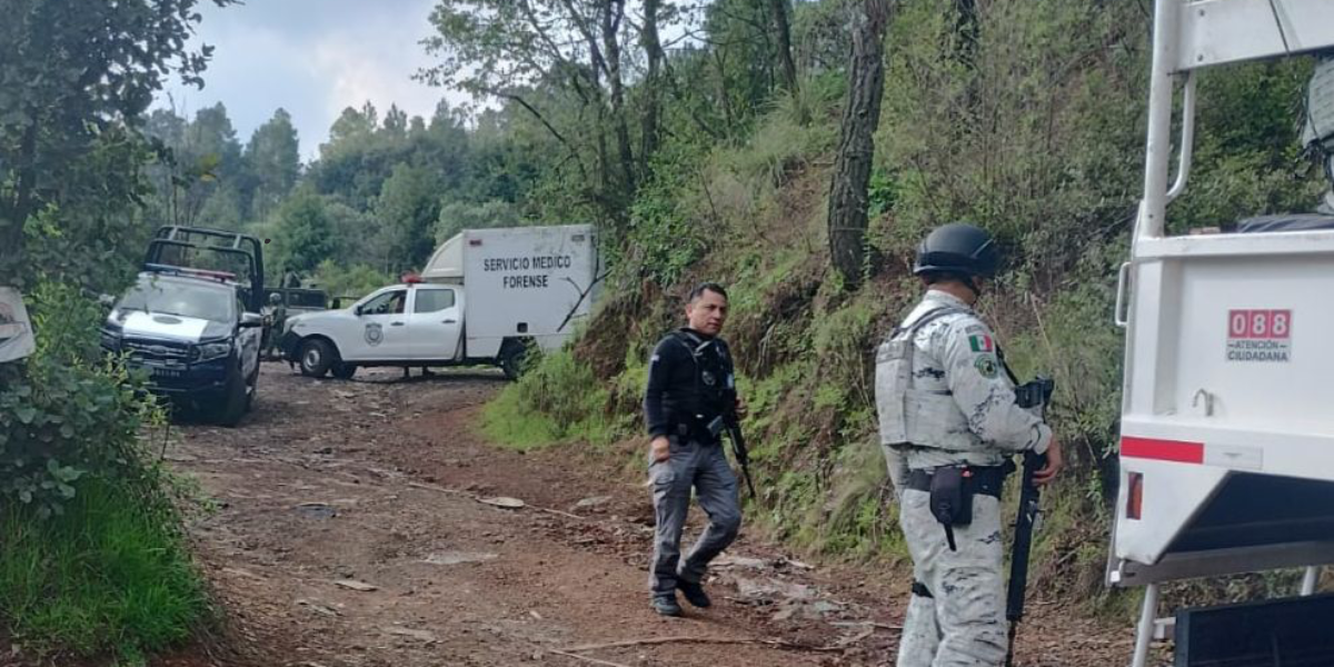 Así fue localizado el cuerpo de un hombre en Huitzilac